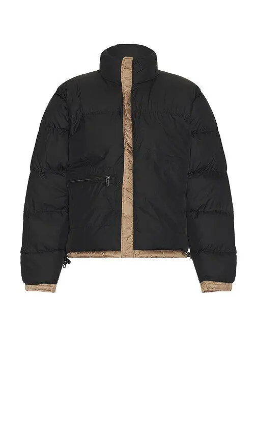 The North Face 1996 Retro Nuptse Jacket - Mocha Brown & Tnf Black
