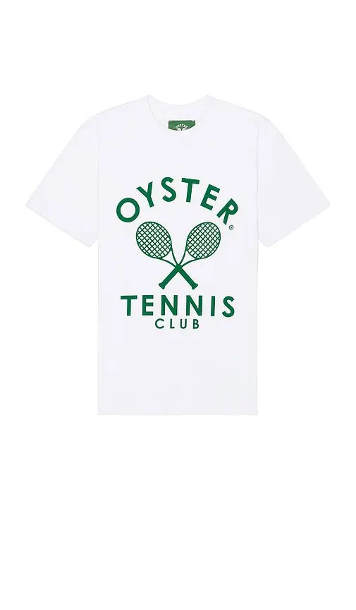 OYSTER Tennis Club Members T-shirt - White