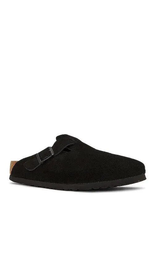 BIRKENSTOCK Boston Soft Footbed - Black