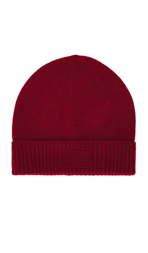 Guest In Residence Rib Cuff Beanie - Ruby