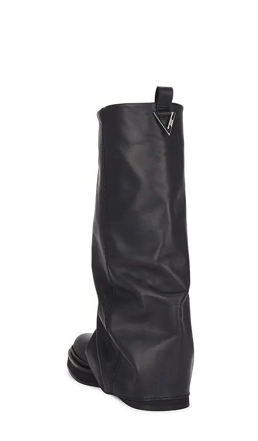 Attico Robin Combat Boot - Black