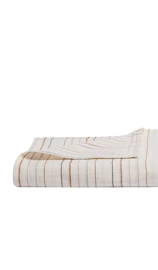 PARACHUTE Stripe Beach Blanket In Cream - Natural Stripe