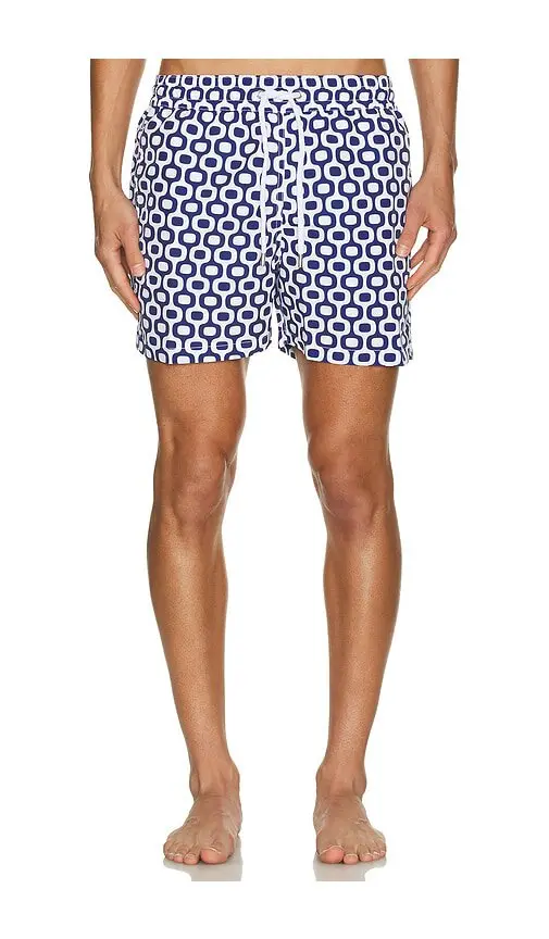 Frescobol Carioca Sport Ipanema Swim Short - Navy Blue