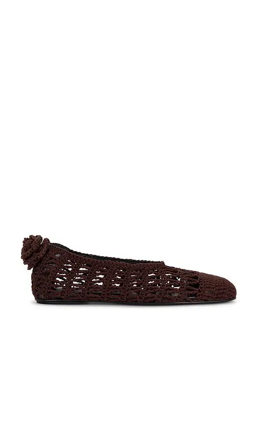Magda Butrym Crochet Ballet Flat