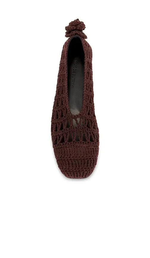 Magda Butrym Crochet Ballet Flat