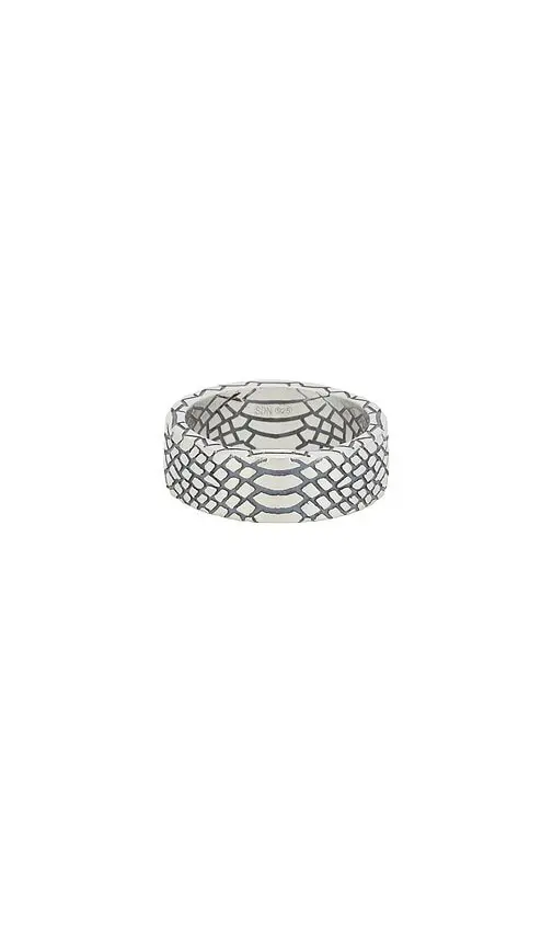 SERGE DENIMES Snake Ring - Silver