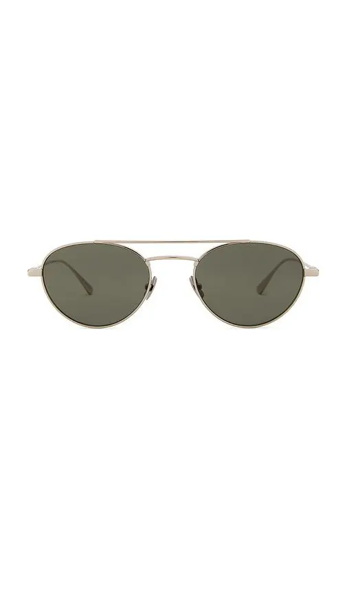 Saint Laurent Round Sunglasses - Silver & Grey
