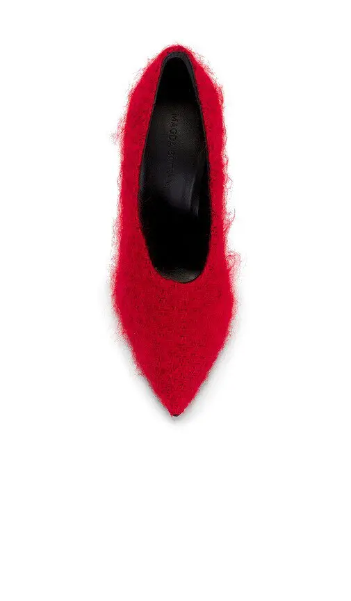 Magda Butrym Loom Pump - Red
