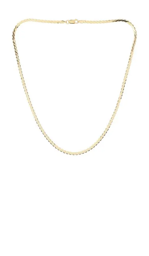 LOREN STEWART Serpentine Chain Necklace - Gold Vermeil