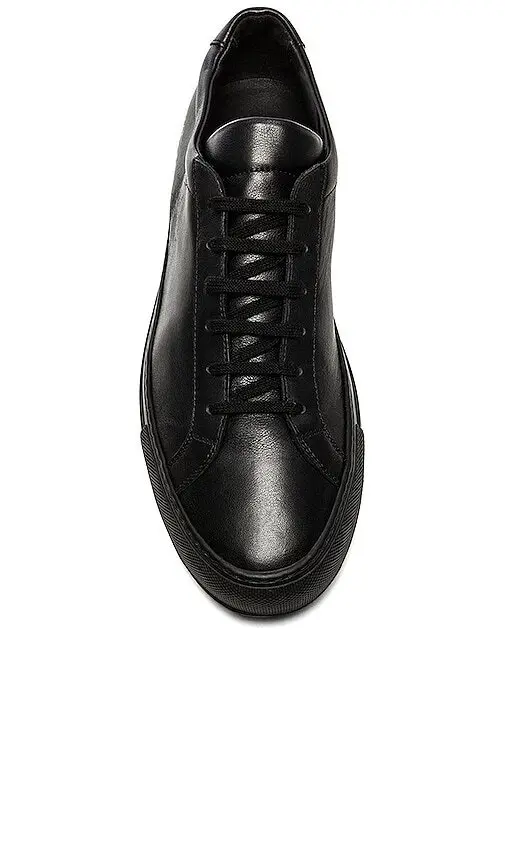 COMMON PROJECTS Original Leather Achilles Low Sneakers - Black