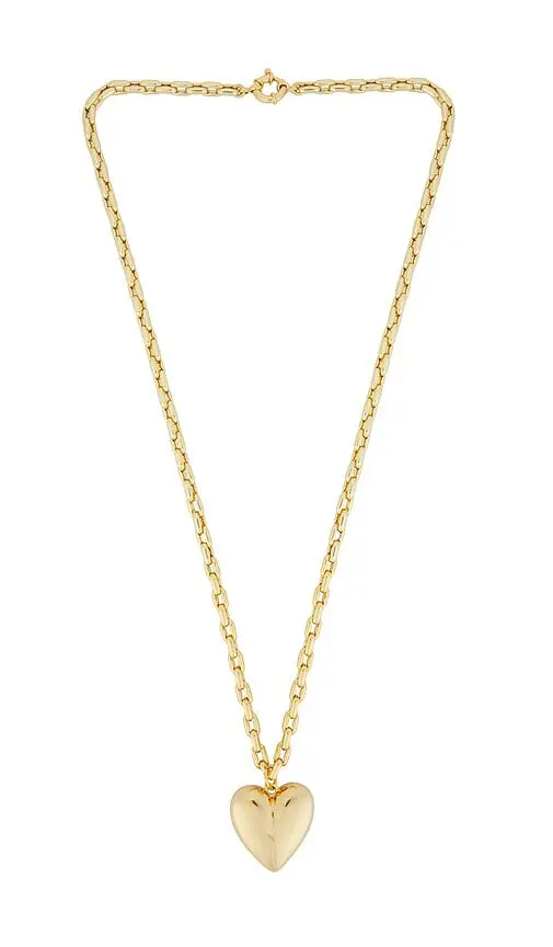 Timeless Pearly Heart Necklace - Gold