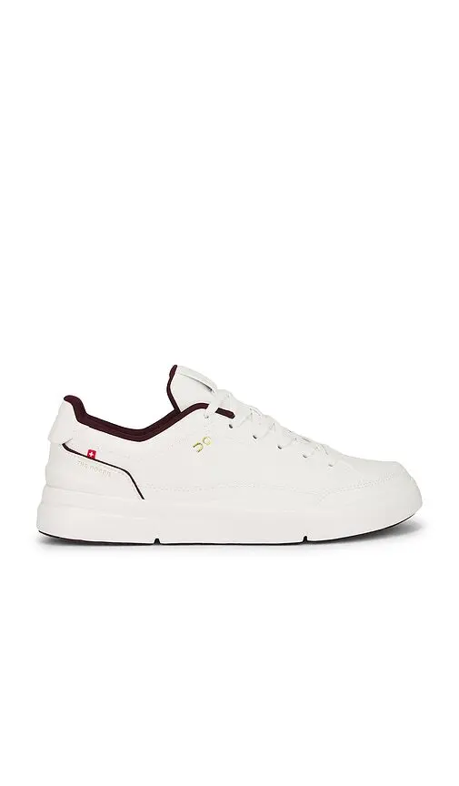 On The Roger Centre Court Sneakers - Ivory & Maroon