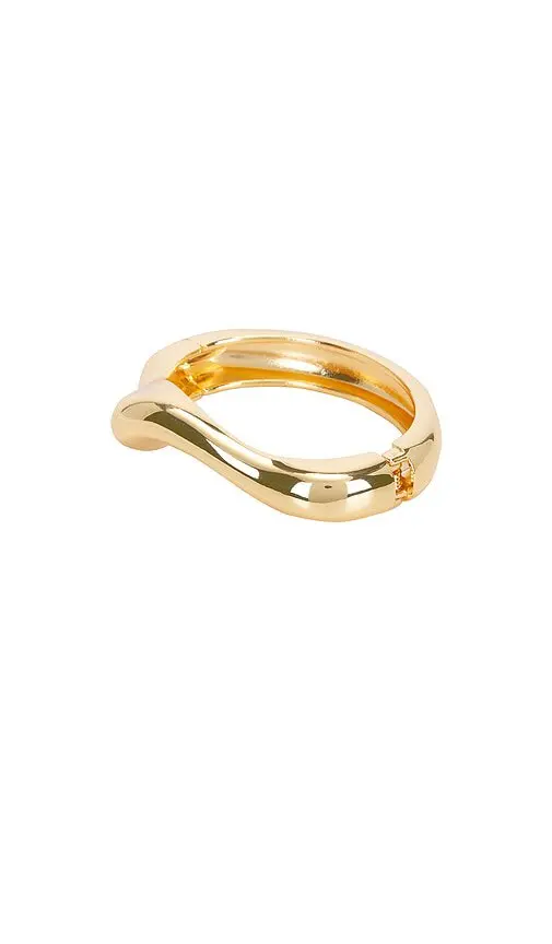 JORDAN ROAD Rowan Bangle Bracelet - 14k Gold Plated Brass