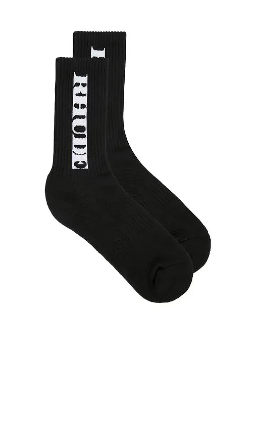 Rhude Dinero Socks - Black & White