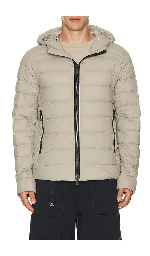 Canada Goose Crofton Hoody Enduraluxe Puffer Jacket - Limestone