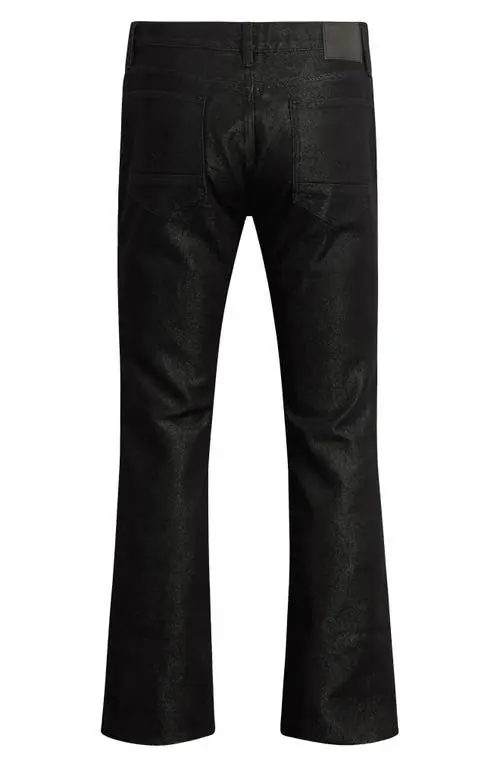 Hudson Jeans Walker Metallic Kick Flare Jeans - Stargazer