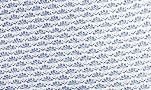 Eton Neat Floral Oxford Silk Pocket Square