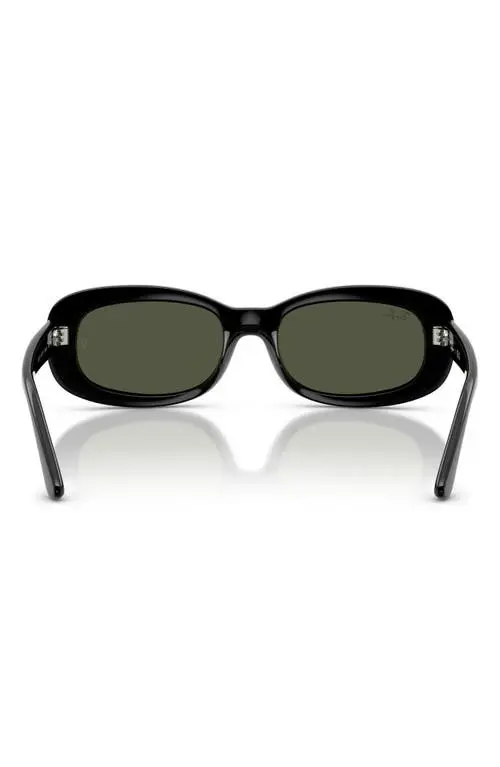 Ray-ban 56mm Oval Sunglasses - Black