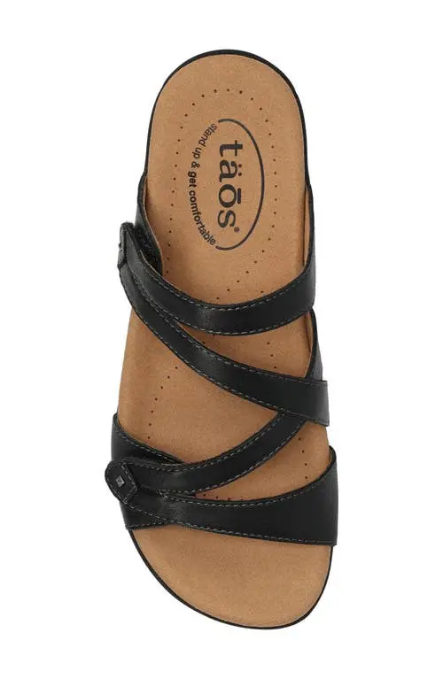 TAOS Double U Slide Sandal