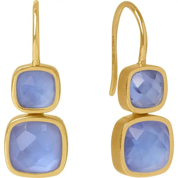 DEAN DAVIDSON Monterey Droplet Earrings - Iridescent Midnight Blue