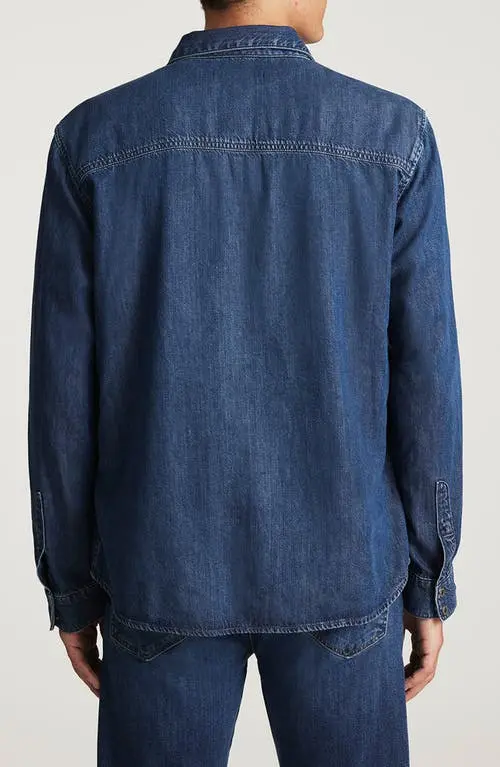 MAVI Roy Denim Snap-up Shirt