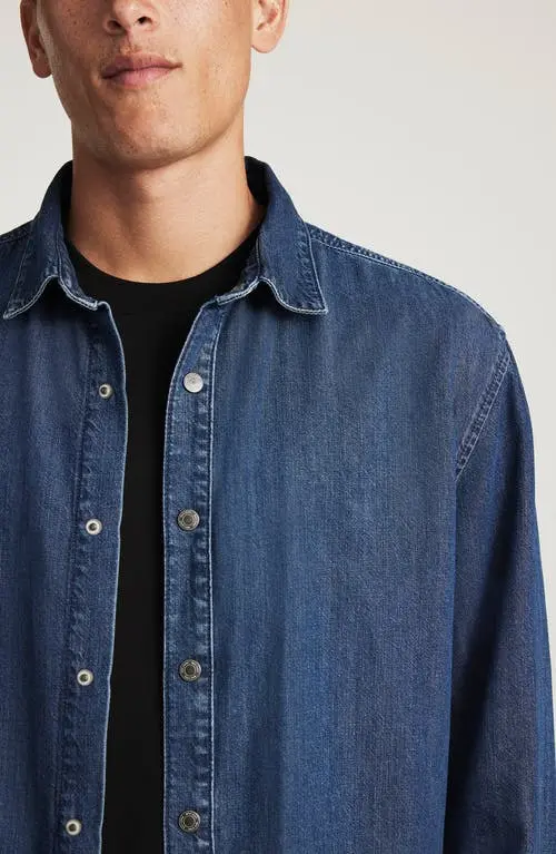 MAVI Roy Denim Snap-up Shirt