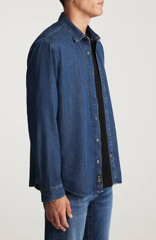 MAVI Roy Denim Snap-up Shirt