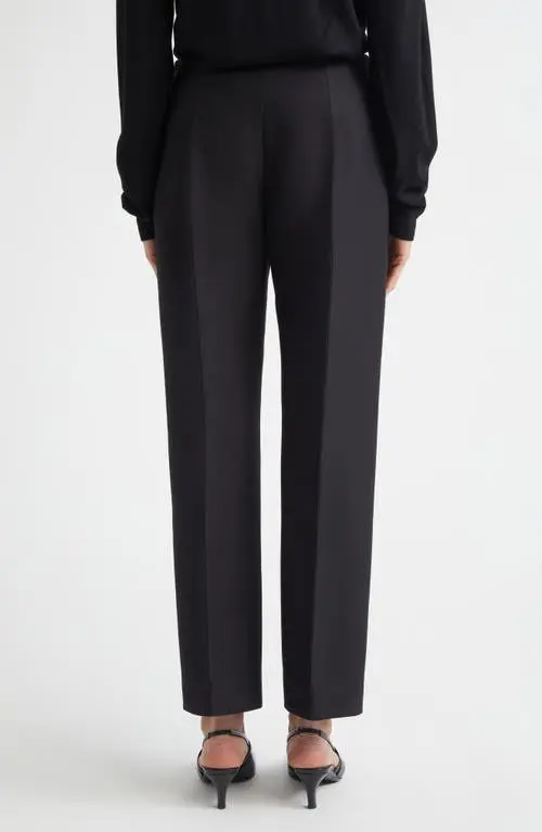 TOTEME Slim Wool & Silk Evening Trousers