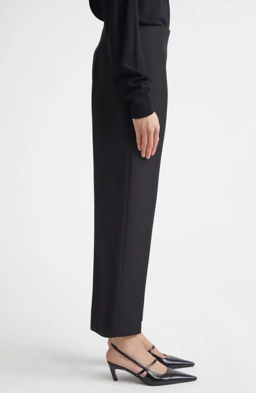 TOTEME Slim Wool & Silk Evening Trousers