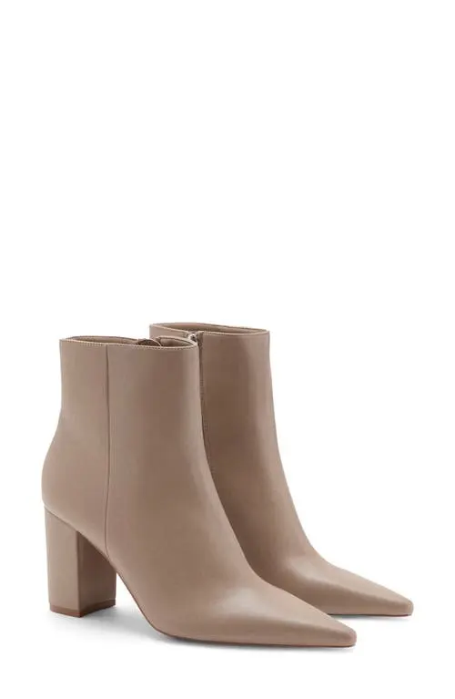 Mango Cobo Block Heel Bootie