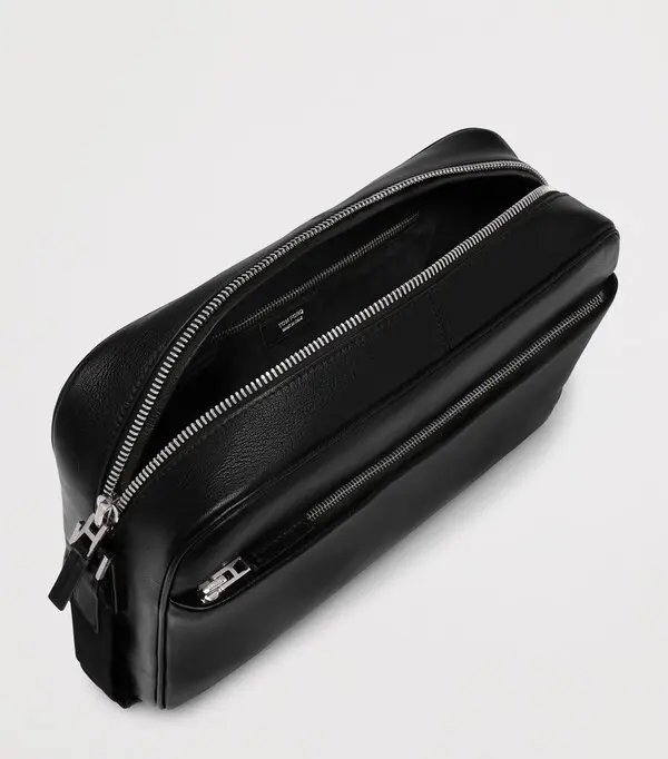 TOM FORD Leather Messenger Bag