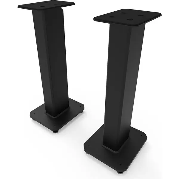 KANTO Sx26 26" Tall Fillable Speaker Stands With Isolation Feetpair - Black