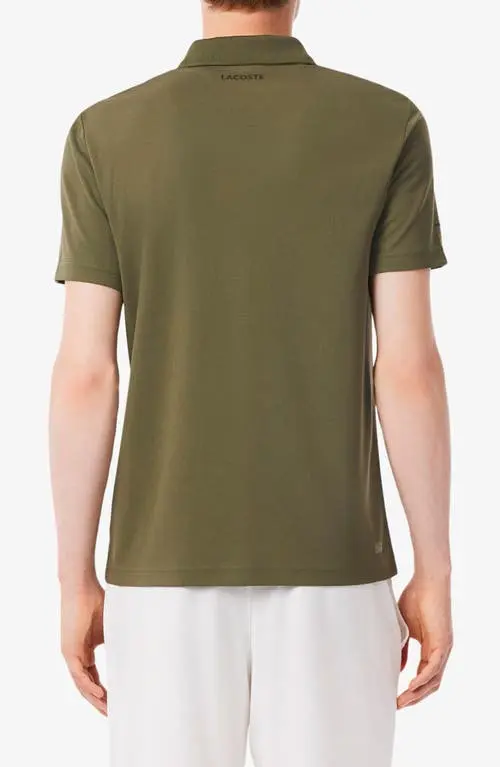 Lacoste Half Zip Polo - Olive