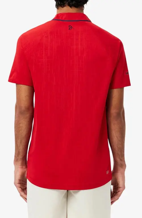 Lacoste Tennis Performance Slim Fit Polo - Red