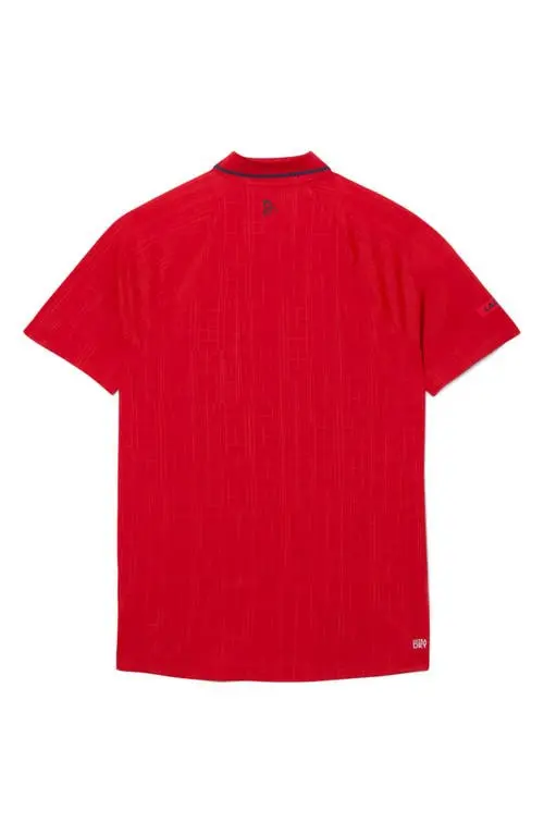 Lacoste Tennis Performance Slim Fit Polo - Red