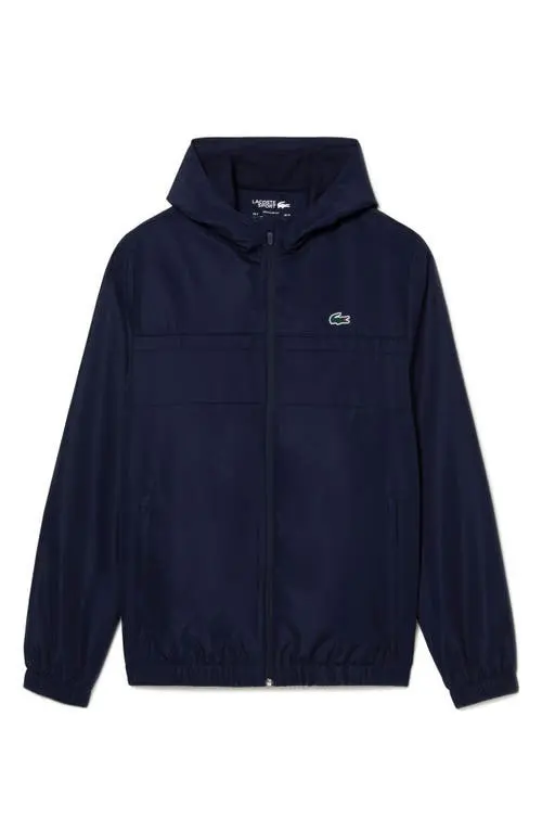 Lacoste Water Repellent Hooded Taffeta Jacket
