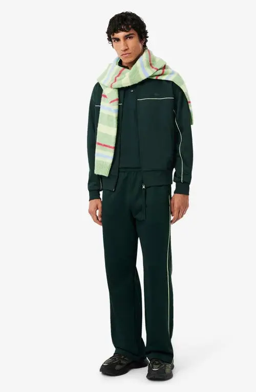 Lacoste Classic Fit Landscape Crocodile Cotton Piqué Polo - Sinople