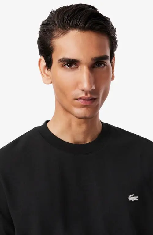 Lacoste Crewneck Cotton T-shirt - Black