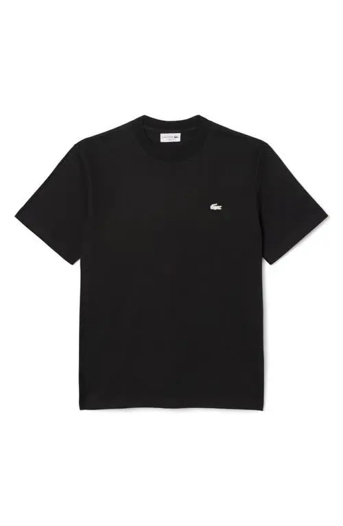 Lacoste Crewneck Cotton T-shirt - Black