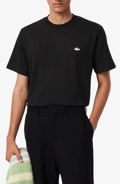Lacoste Crewneck Cotton T-shirt - Black