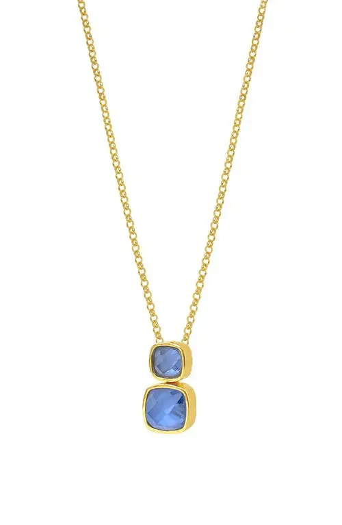 DEAN DAVIDSON Monterey Pendant Necklace - Iridescent Midnight Blue