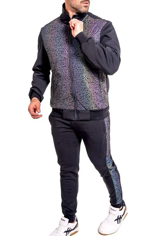 MACEOO Ascension Side Stripe Cotton Blend Joggers