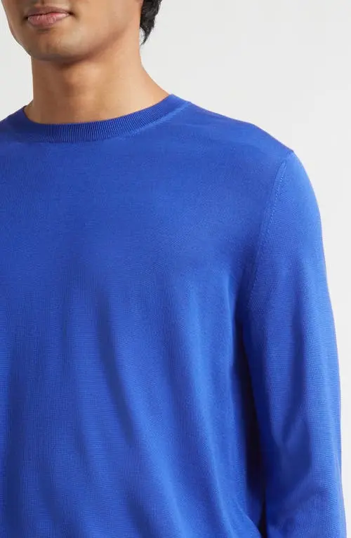 TOM FORD Fluid Silk Crewneck Sweater - Royal Blue