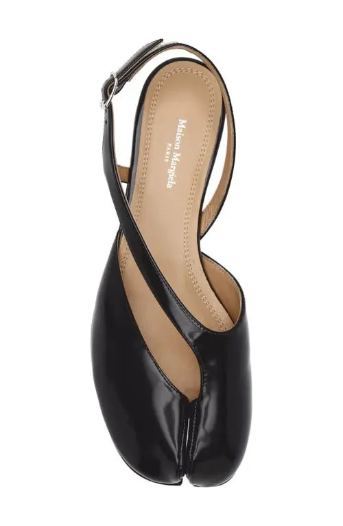 MAISON MARGIELA Tabi Slingback Flat - Black