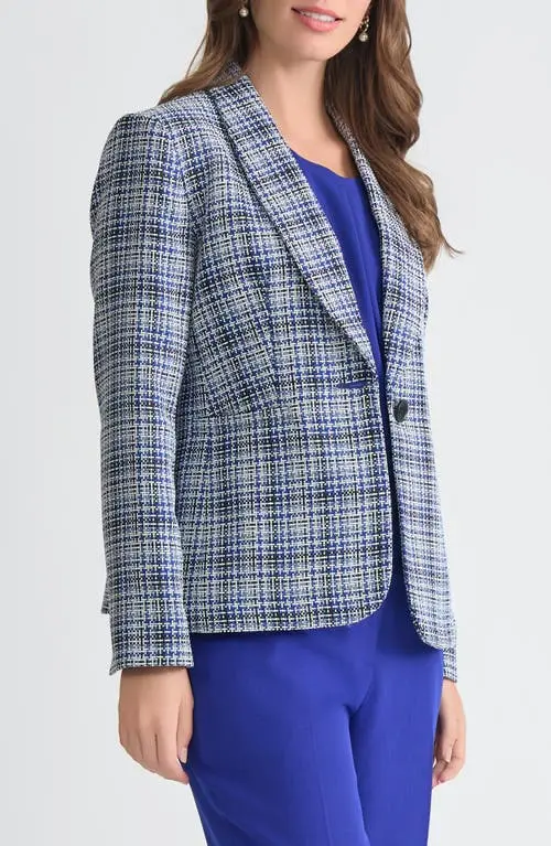KASPER Shawl Collar One-button Blazer