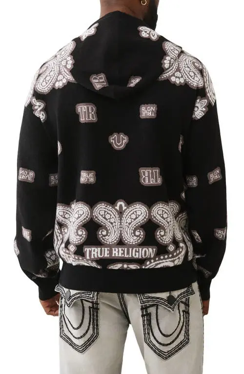 True Religion Bandana Graphic Hoodie