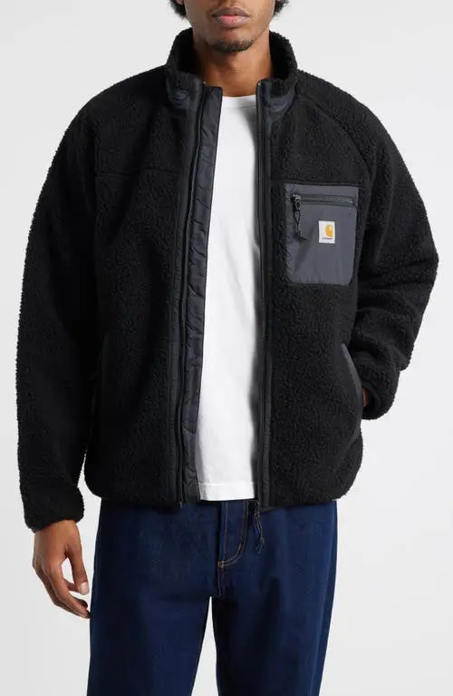 Carhartt Work In Progress Prentis Fleece Zip Jacket - Black