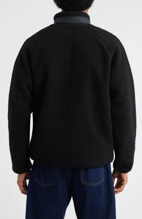 Carhartt Work In Progress Prentis Fleece Zip Jacket - Black