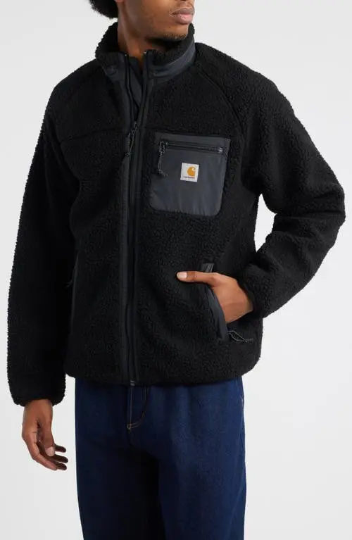 Carhartt Work In Progress Prentis Fleece Zip Jacket - Black