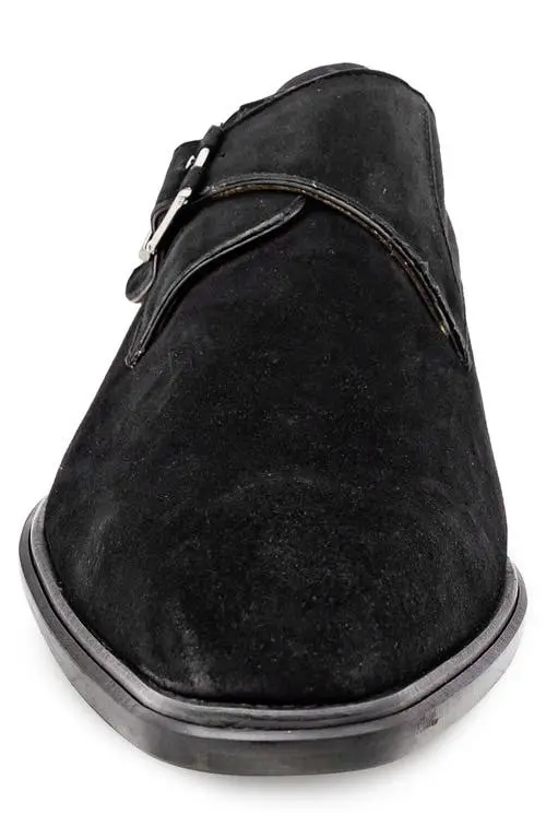 Mezlan Albini Monk Strap Shoe - Black